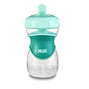 NUK Everlast Straw Sippy Cup, Green, 10oz 1pk
