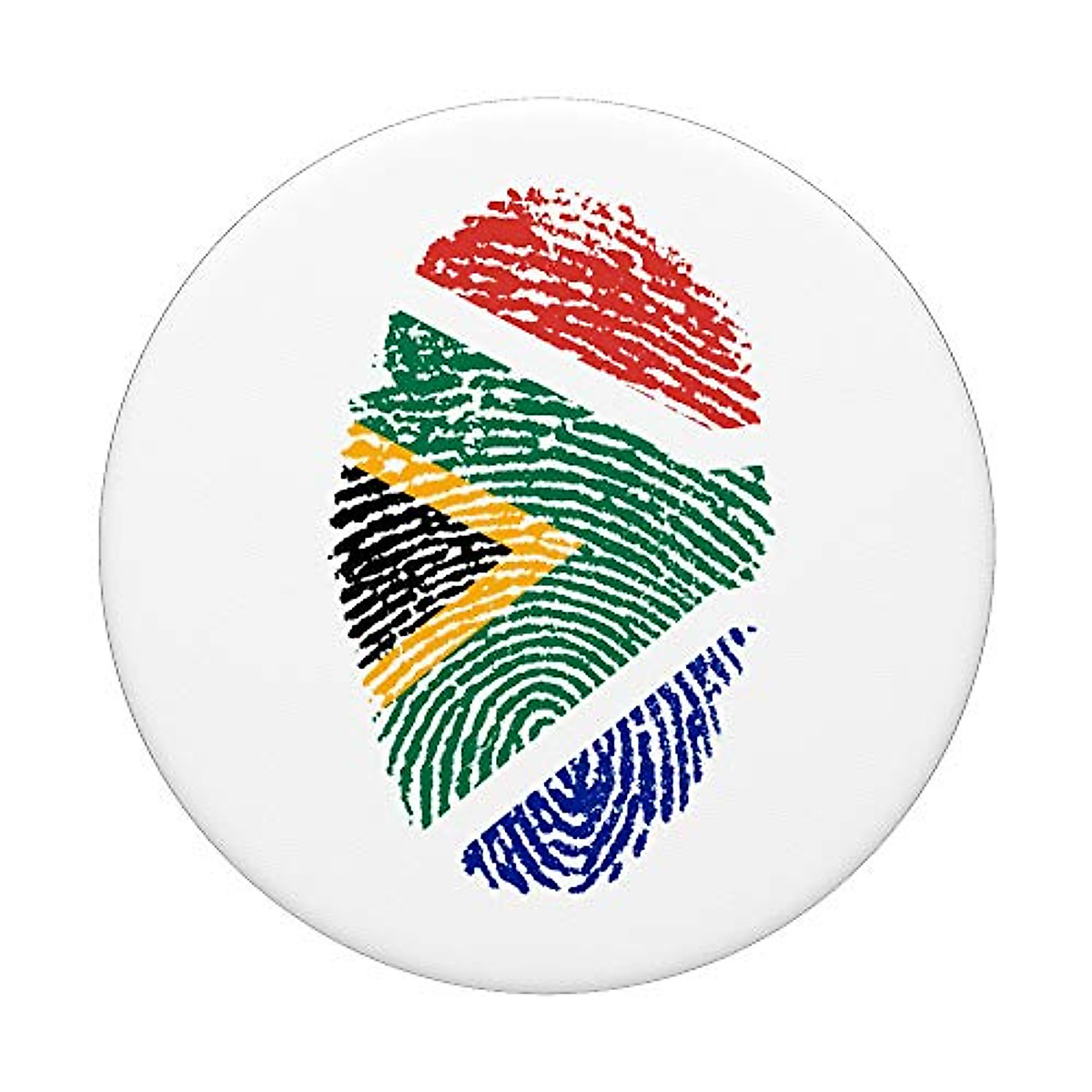 South Africa Fingerprint African Men Women Gift PopSockets Grip and Stand for Phones and Tablets