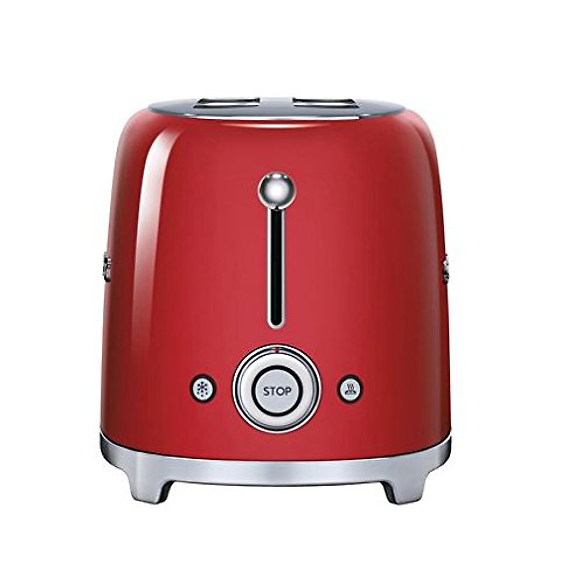 Smeg TSF02RDUS 50's Retro Style Aesthetic 4 Slice Toaster, Red