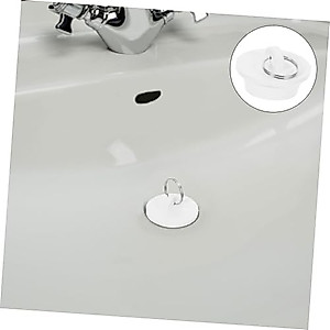 IWOWHERO Kitchen Water Plug Shower Faucet Cover Bath Tub Drain Stoppers Pool Plug Caps Sink Stopper Drain Plug Drain Cover Tub Stopper Bathtub Drain Stopper Sink Bathtub Plug Rubber White