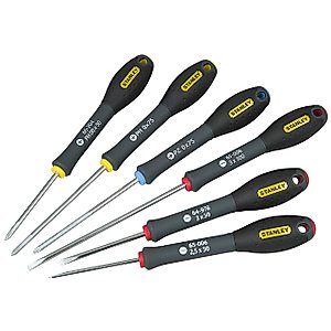 Stanley 0-65-492 Instrument set (6 piece), Black/Yellow