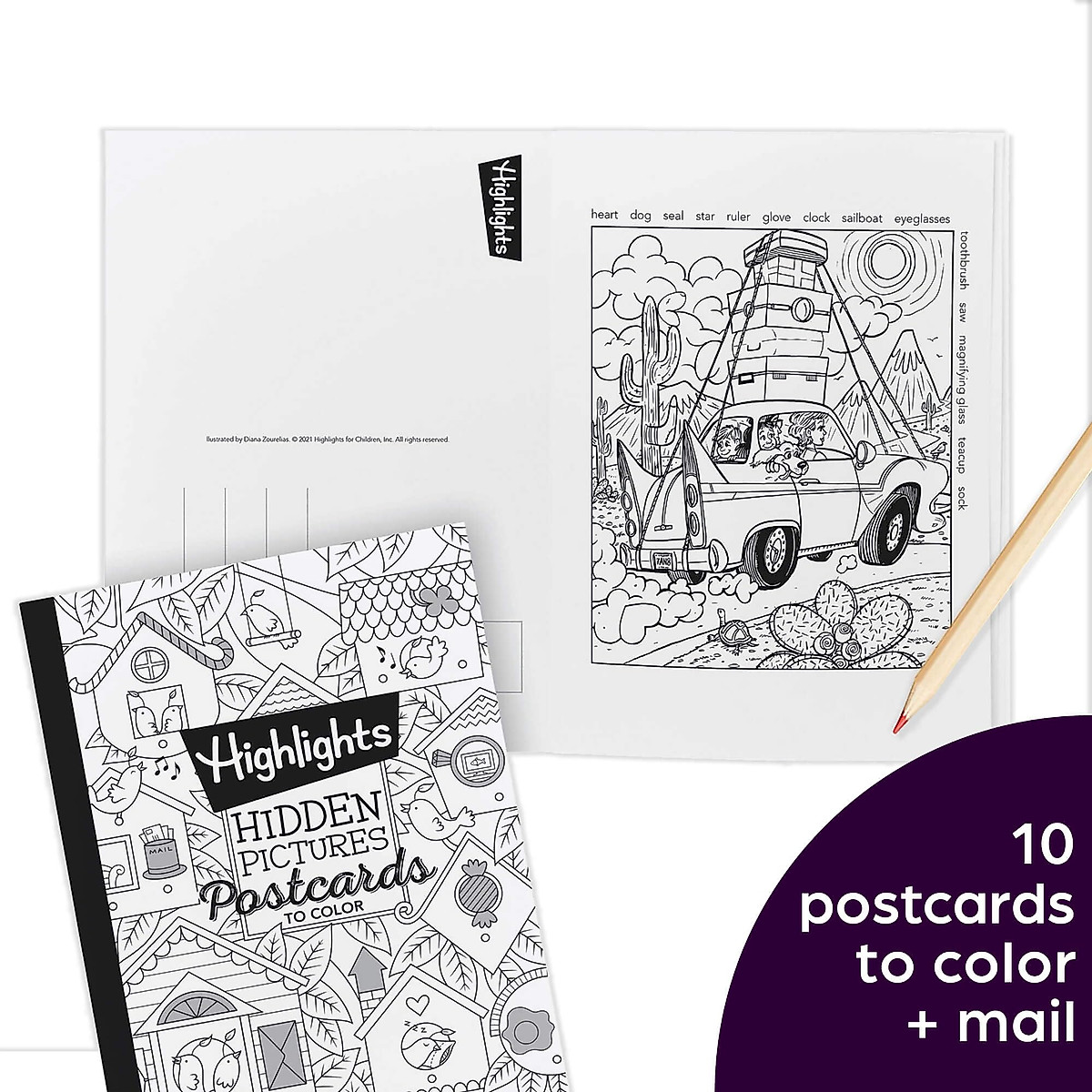 Highlights Book of Things to Write Activity Kit, Creative Writing Set for Kids Ages 7+