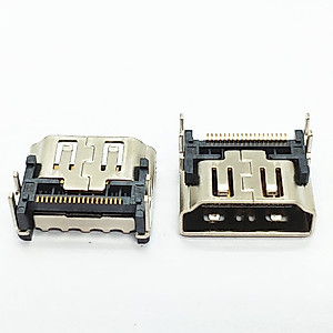 ZHAWULEEFB Replacement 2PCS HDMI Port Display Socket Jack Connector for Sony Playstation 5 PS5