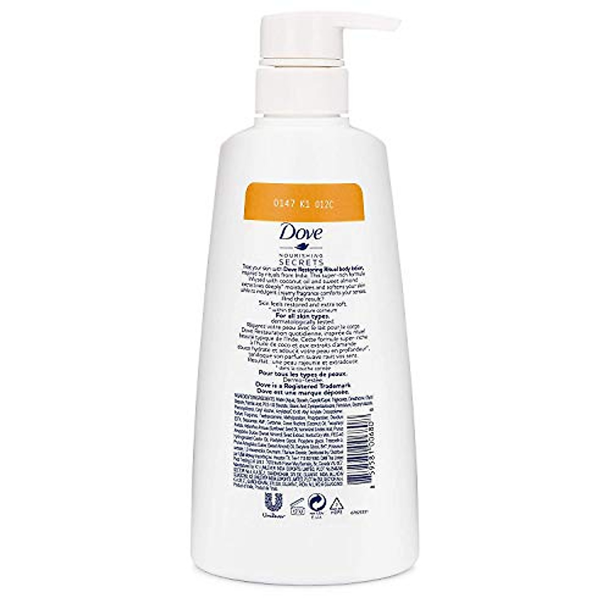 Nourishing Secrets Restoring Body Lotion by Dove for Unisex - 16.9 oz Body Lotion