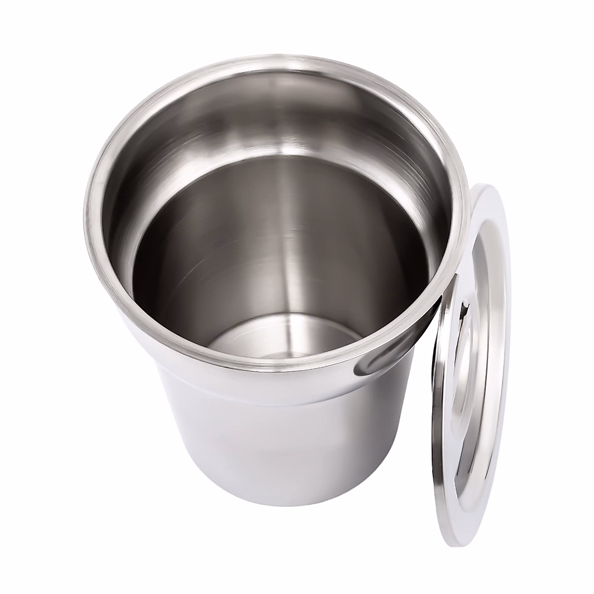 110V Commercial Electric Soup Warmer,16.8 Qt Capacity, Adjustable Temp 86-185°F, Stainless Steel Countertop Pot with Tap for Cheese Hot Dogs Rice