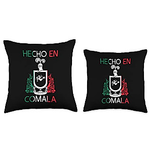 Mexican Pride Camisa Comala Colima Estado De Mexico Escudo Eagle Aguila Throw Pillow, 16x16, Multicolor