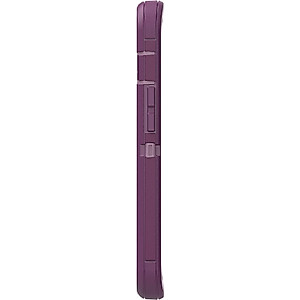 OtterBox Defender Series Screenless Edition Case for iPhone 13 Mini & iPhone 12 Mini (Only) - Holster Clip Included - Microbial Defense Protection - Non-Retail Packaging - Happy Purple