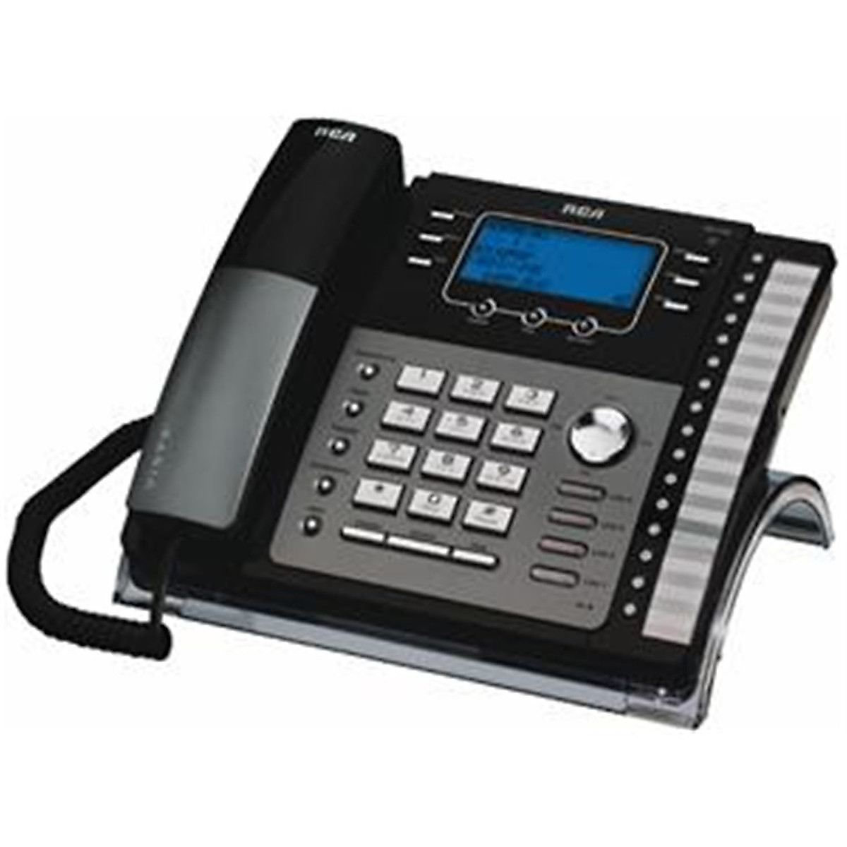 RCA ViSys 25424RE1 4-Line Expandable System Speakerphone with Call Waiting/Caller ID/Intercom,Silver