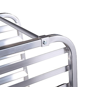 Sandinrayli Bakery Rack, 20-tier Bakers Rack with Wheels for Cooking, Cookie Cooling Rack for Half & Full Sheet Pan, Steel Commercial Baking Rack for Kitchen Baking Sheet,26" L X 20" W X 72" H