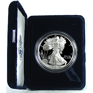 1995 Proof American Silver Eagle Dollar with Original Packaging