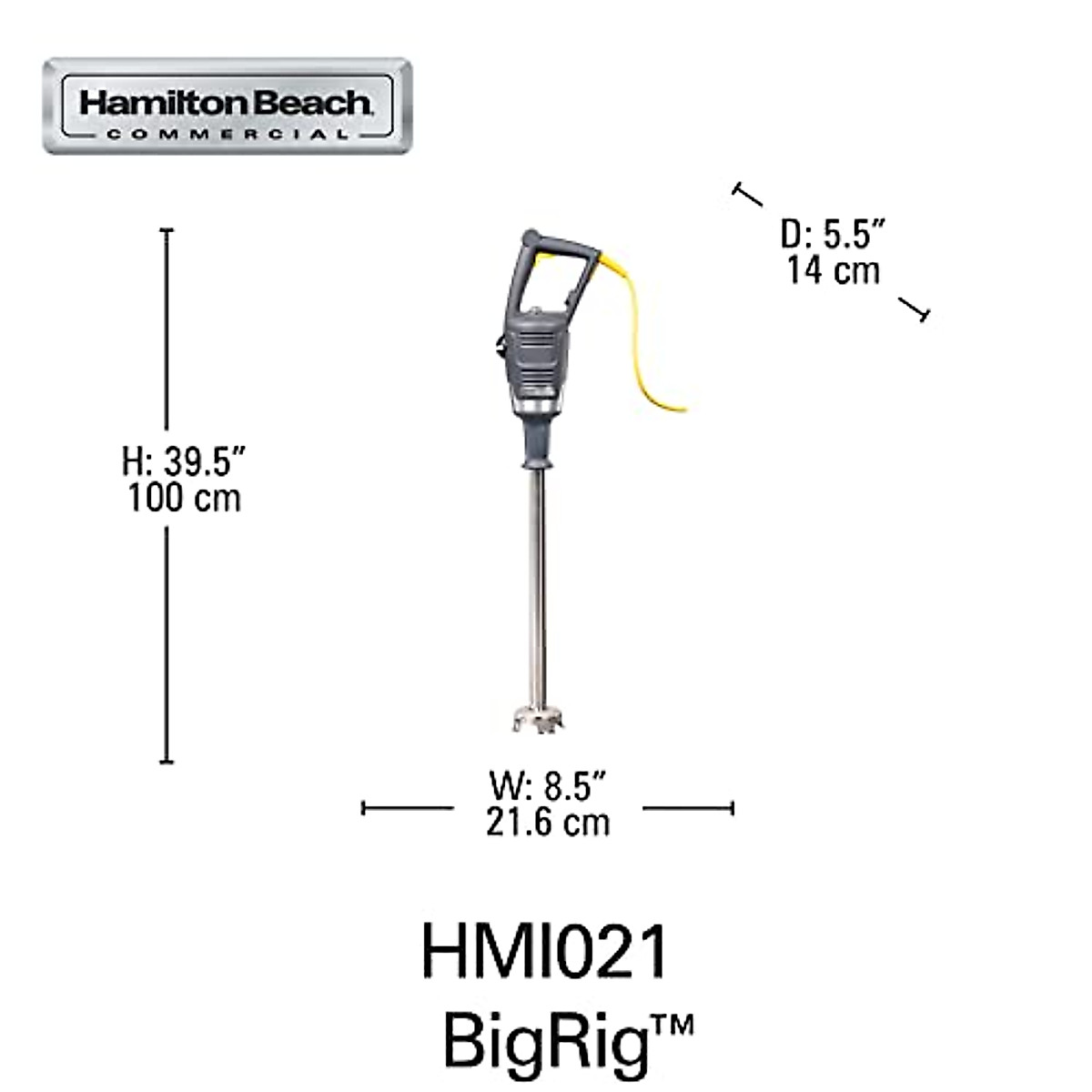 Hamilton Beach Commercial BigRig™ Immersion Blender - HMI021