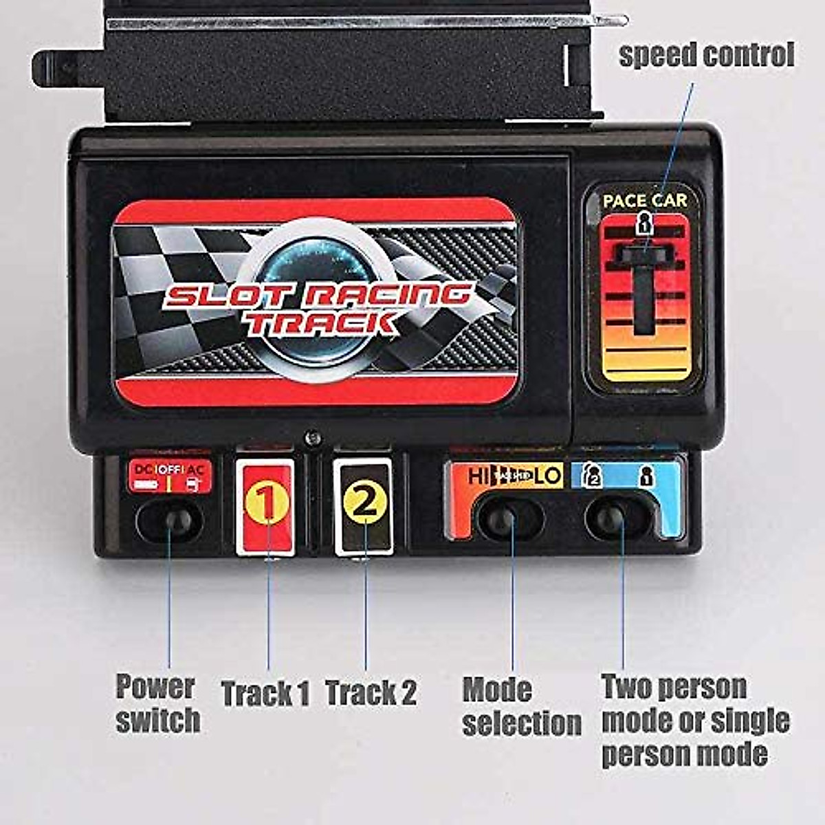 Vintage Muscle Car Huge 1:43 Scale Slot Car Race Track