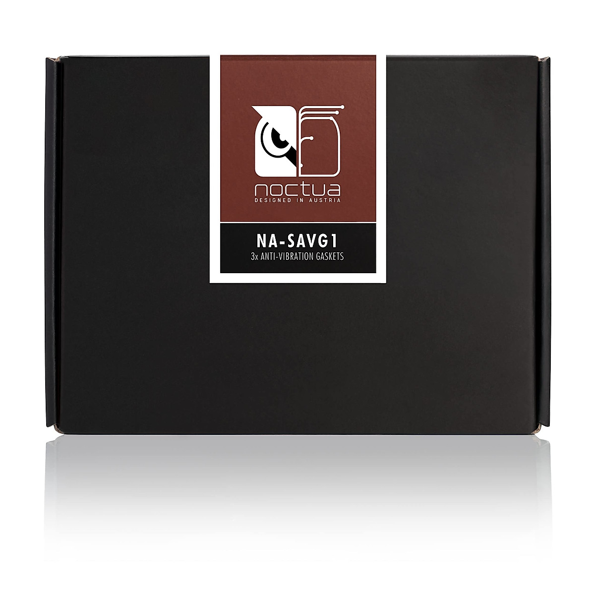 Noctua NA-SAVG1, Anti-Vibration Gasket for 120x25mm Fans (Set of 3, Brown)