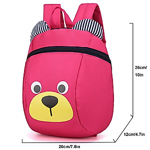 HWJIANFENG Kids Toddler Backpack Boys Girl with Leash Harness Kindergarten Bookbag Preschool Nursery Daycare School Bag Lunch Box