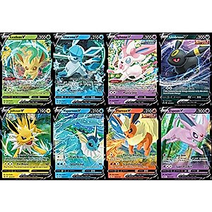 Umbreon - Pokemon V Ultra Rare 8 Card Lot - Jolteon - Flareon - Vaporeon - Espeon - Glaceon - Leafeon - Sylveon - Eeveelutions