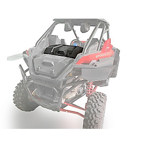 UTV Rear Cargo Box for RZR PRO,CPOWACE Waterproof 42QT/73QT Rear Cargo Storage Box Compatible with Polaris RZR Turbo R/PRO XP 4 LE 2020-2022