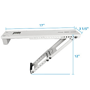 Window Air Conditioner Support Bracket Light Duty, Up to 165 lbs, Fits for 7K-24K btu A/C Unit