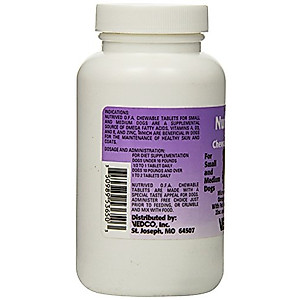 Vedco 60 Count Nutrived O.F.A. Chewable Tablets for Small and Medium Dogs