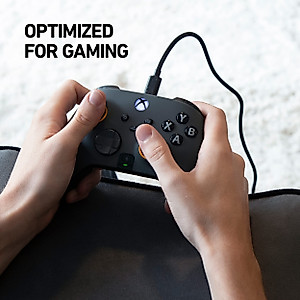 SCUF Braided USB-C Cable - Light Gray 6 feet / 2 Meters USB Type C Connection and Charging for Xbox Controllers, PS5 Controllers, and Smart Phones - Xbox Series X;