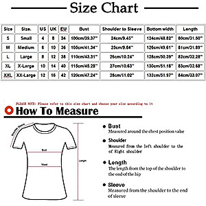 Womens Long Tunics or Tops to Wear with Leggings Happy Easter Shirts Short Sleeve Cute Bunny Rabbit Blouses Loose Pullover