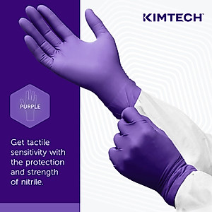 Kimberly-Clark® Safeskin Purple Nitrile Exam Gloves, Large, Purple, Box Of 100