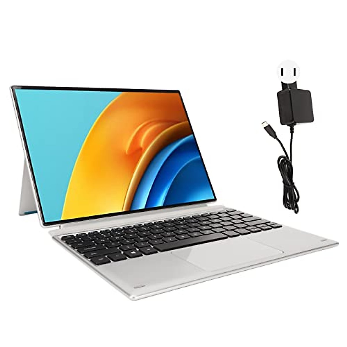 Zunate Laptop for Windows 11, 2 in 1 12.3in Touch Screen 2880x1920 IPS Display,with Magnetic Keyboard, for Intel J4125 2.00GHz, LPDDR4 12GB and 256GB SSD, Ultra Slim,Webcam,WiFi,BT