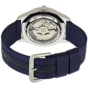 SEIKO Men's Analogue Automatic Watch with Textile Strap SNZG11K1