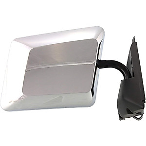 Kool Vue Left & Right Door Mirrors Compatible With Chevrolet S10 1982-1993 Chrome Pair Standard Cab