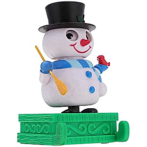 Christmas Solar Bobble Shaking Head Dancing Toy Head Shaking Doll Snowman Figurine Statue Car Dash Board Ornaments for Car Vehicle Decoration