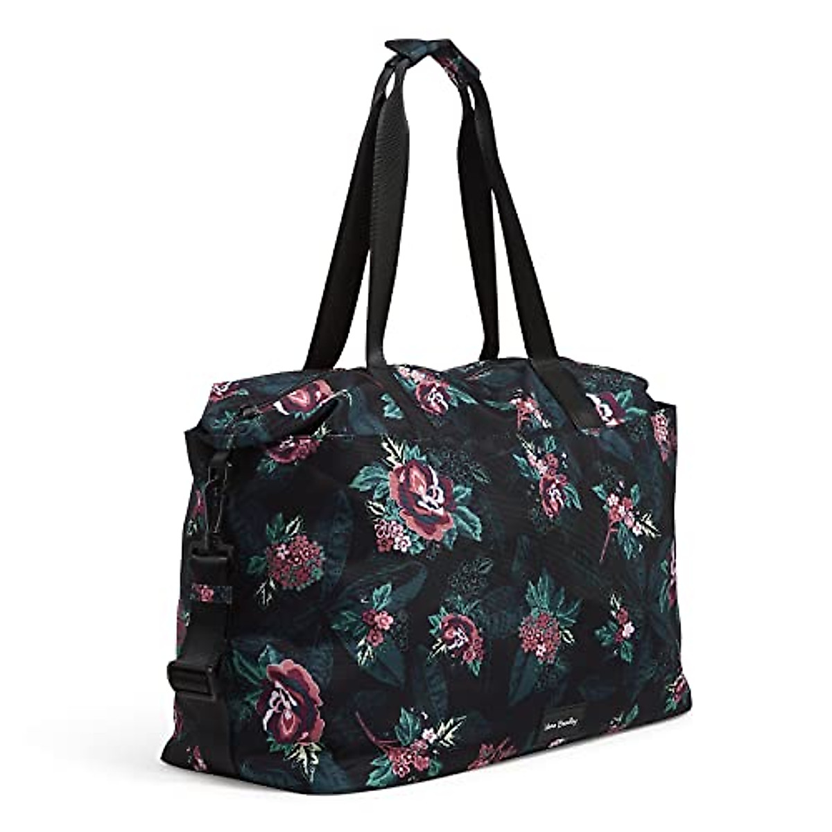 Vera Bradley Women's Recycled Lighten Up Reactive Travel Tote Travel Bag, Rose Foliage, One Size