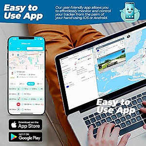 Magnetic GPS Tracker for Vehicles | Real-Time Car and Asset Tracking | Rechargeable Long-Life Battery (2-7 Months) | Global Coverage | Ideal for Teens, Elderly and Fleet Monitoring | Software Included