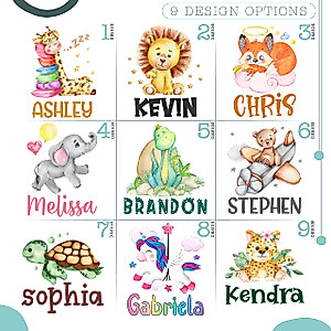 Generic Personalized Baby Onesie Gift for Girl/Boy w/Name - Customized Funny Babies Bodysuit/Clothes - Custom Infant White Romper Shower Christmas Gifts C1, Newborn, 6M, 12M, 18M, 24M