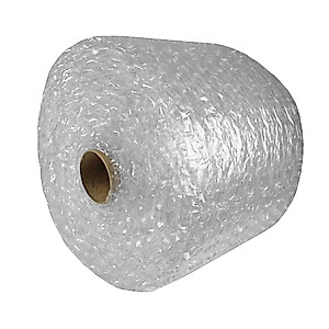 Uboxes Bubble Cushioning Wrap 12"x65' Large Bubbles 1/2" Perforated Every 12", clear