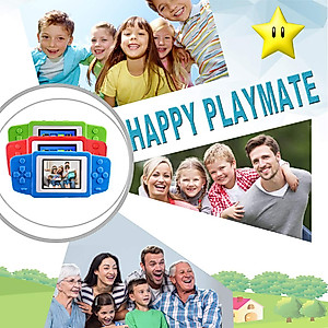 Beico Handheld Games for Kids Built in 218 Classic Retro Video Games 2.5" Screen Portable Arcade Gaming Player System for Boys Girls Birthday (Red)