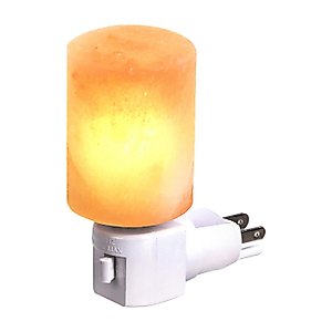 Amazon Basics Natural Himalayan Salt Plug-in Night Light - Cylinder Shape