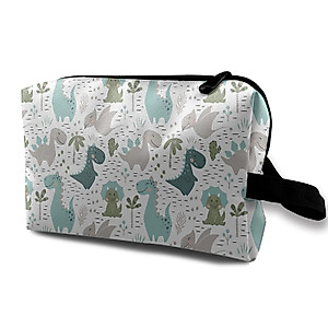 koikvs Cute Travel Toiletry Bag Makeup Cosmetic Bag Pouch Large Accessories for boy Gifts Waterproof Zipper (Dinosaur)