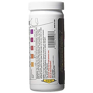 AquaChek 7-Way Pool and Spa Test Strips - Silver Pool Test Strips For pH, Total Chlorine, Free Chlorine, Bromine, Alkalinity, Total Hardness, and Cyanuric Acid - Water Quality Testing Kit (100 Strips)