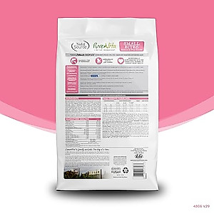 NutriSource Pure Vita Limited Ingredient Grain Free Dry Dog Food, Small Bites, Salmon and Peas, 15LB