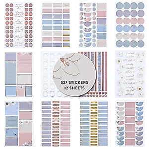 Classic Sticker Book in Flora, Decorate Your Paper Crafts, Label, Color Code Your Planner and Calendar with Beautiful Stickers in Elegant Flora by Erin Condren