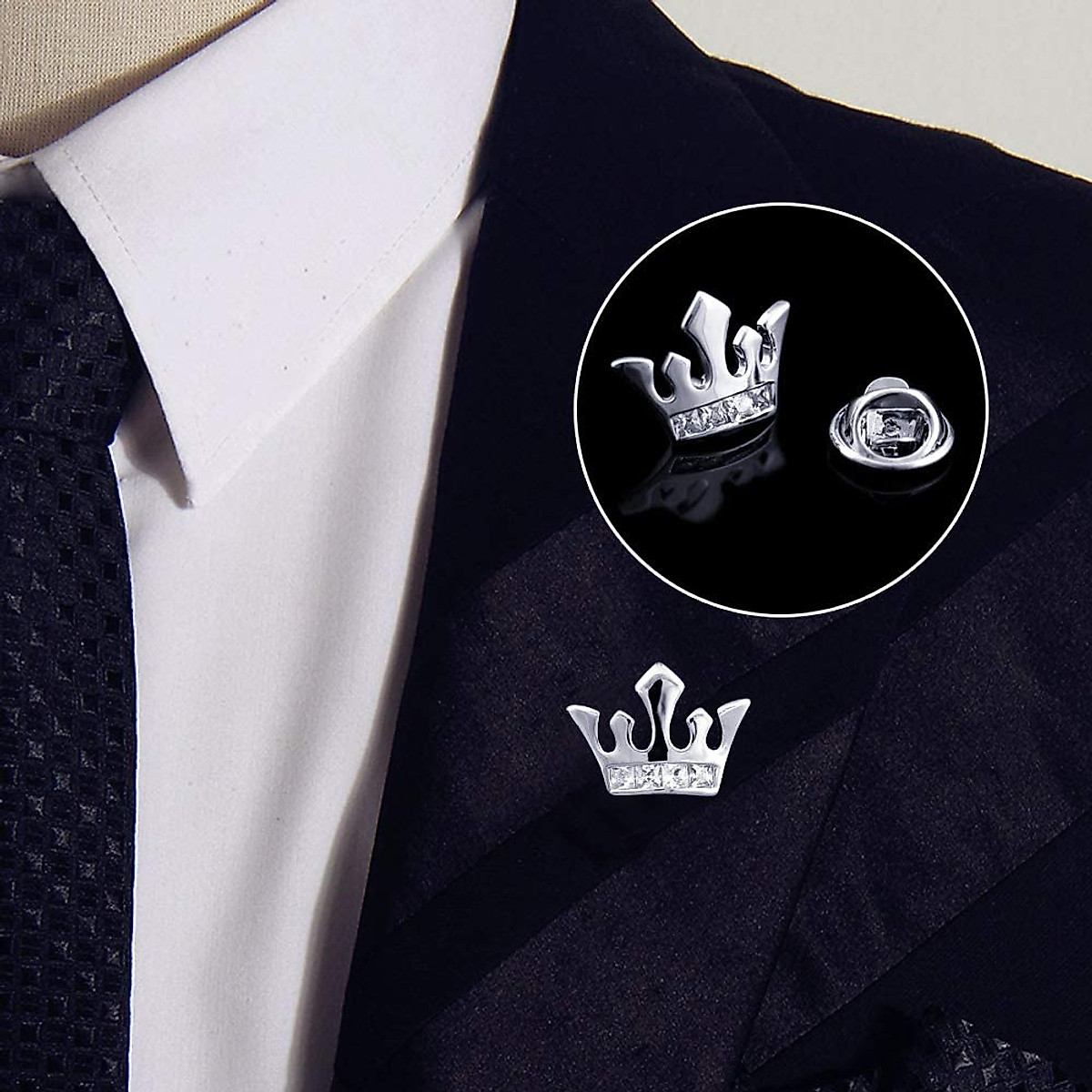 120 Pairs Butterfly Clutch Tie Tacks Pin Back Replacement with 8mm Length 4mm Width Blank Pins for Craft Making (4mm, Silver)