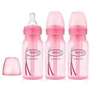 Dr. Brown's Options Baby Bottles, Pink, 3 Count