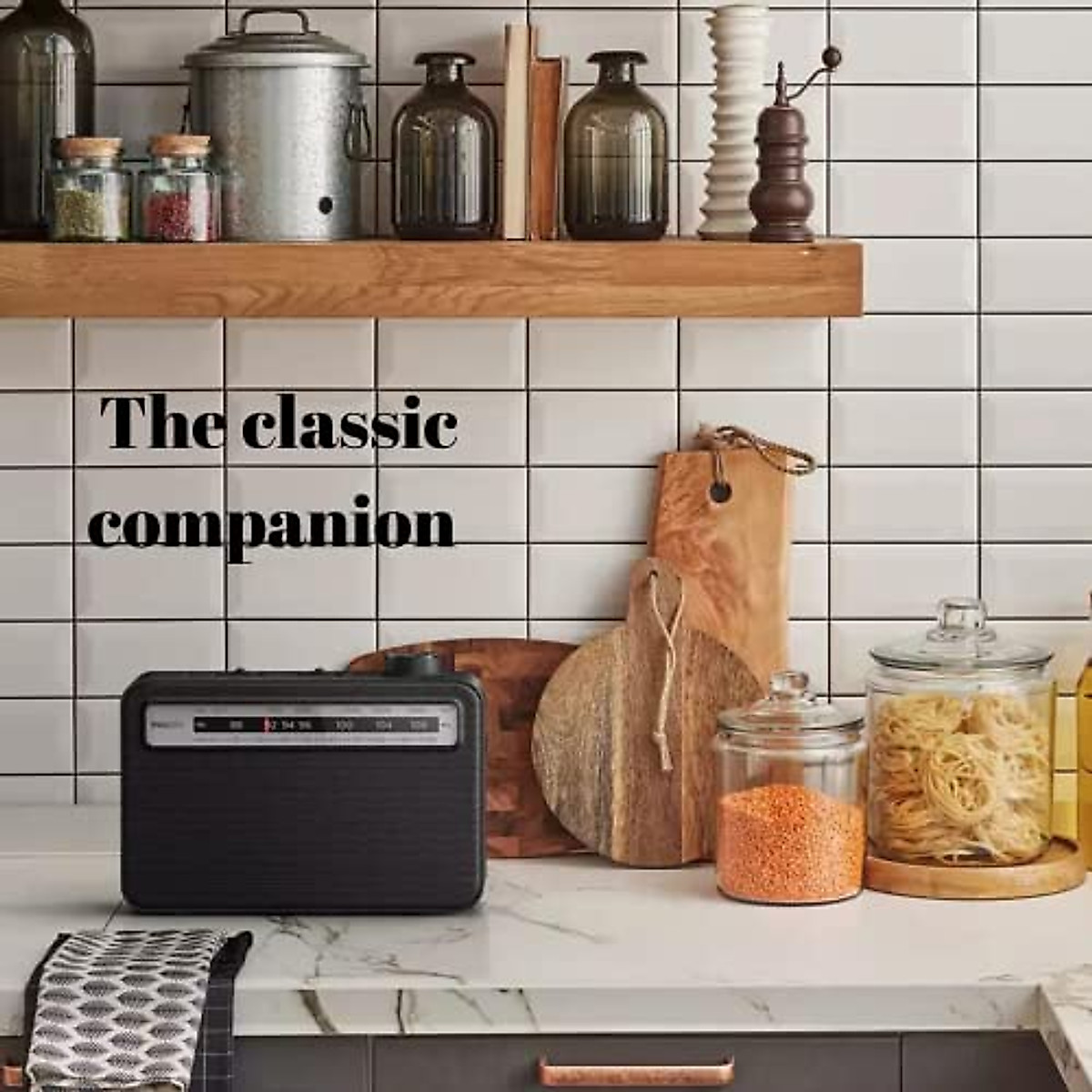 Philips AM FM Radio - Portable Radio 2000 Series with Speaker, AC Or Battery Operated Radio - Powered Radios Portable AM FM for Travel with 3.5mm Headphone Jack And Frequency Tuner, Telescopic Antenna