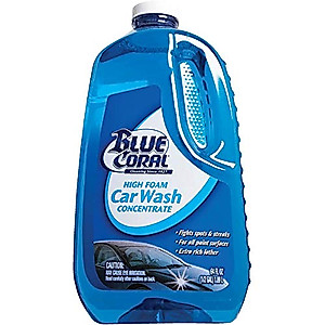 Blue Coral WC107G High Foam Car Wash Concentrate, 64 oz.