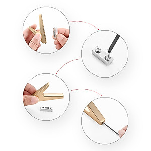 SARIHOSY 5 Pack Coat Hook,Wall Hooks,Coat Hooks Wall Mount, Metal Wall Hooks Holder for Hanging Clothes, Hats, Bags, Towels, Keys