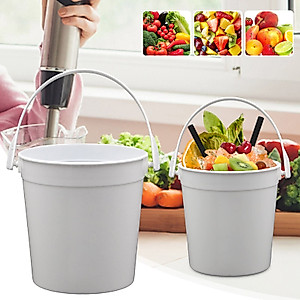 Loyilat 10Pack Plastic Cocktail Buckets For Drinks Anything But A Cup Party Ideas 32oz Reusable Punch Bowls 1 Liter Ice Bucket Smoothie Bucket Tea Glass Bottle Double Wall