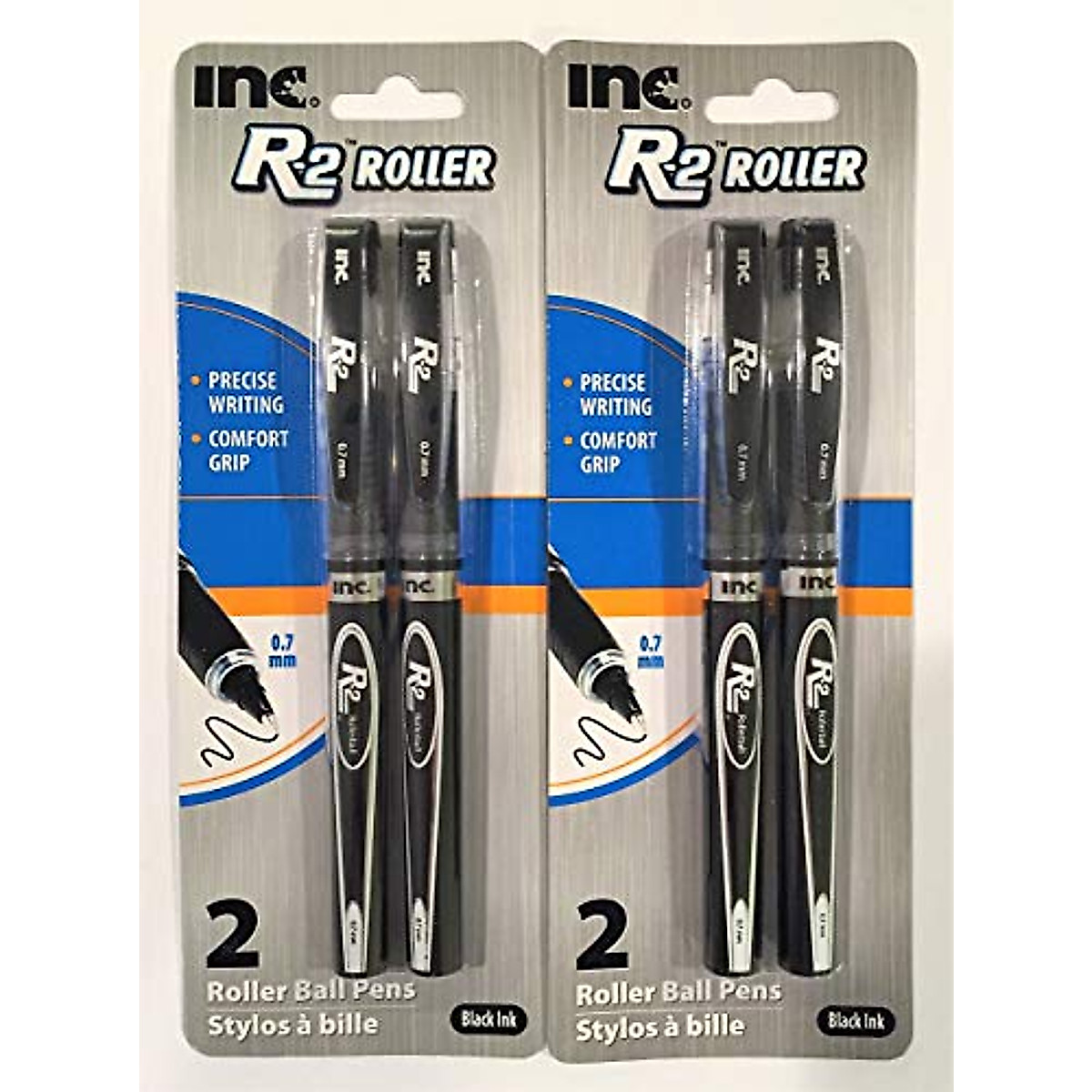 Inc. R-2 Roller Ball Pens (4 Count)