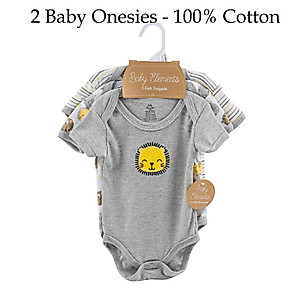 Jungle Safari New Baby Gift Basket - Yellow