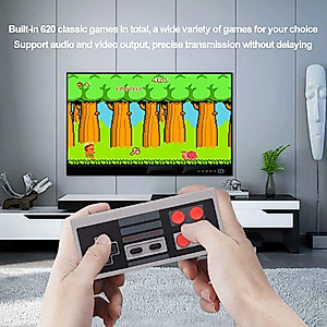 LIFTREN Plug & Play Classic Handheld Game Console,Classic Game Console Built-in 620 Game Handheld Game Console, Video Game Player Console for Family TV Video (Game Console-01)