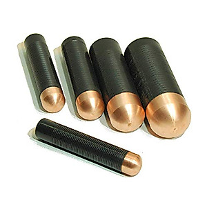 Solid Head Copper Flintknapping Bopper (Full Set)