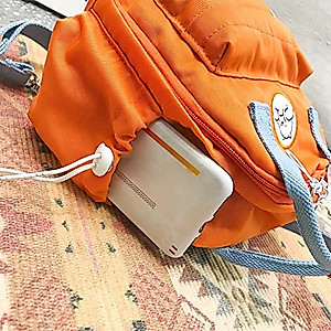 sikiwind Animal Pattern Waterproof Backpacks Women Shoulder Crossbody Bags (Orange)